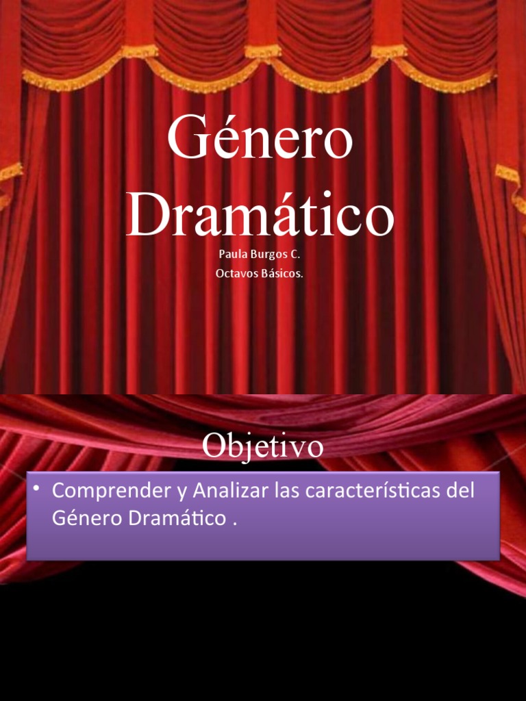 Introducción al Género Dramático | PDF | Comedia | Teatro