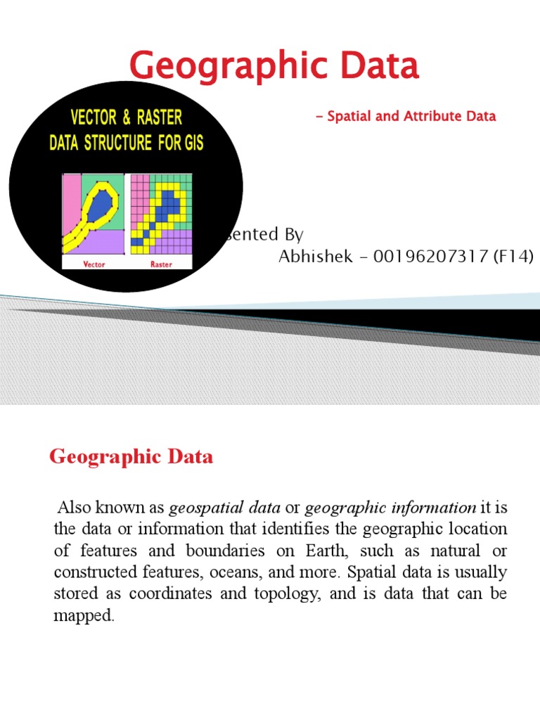Geographic Data Pdf Spatial Analysis Geographic Information System