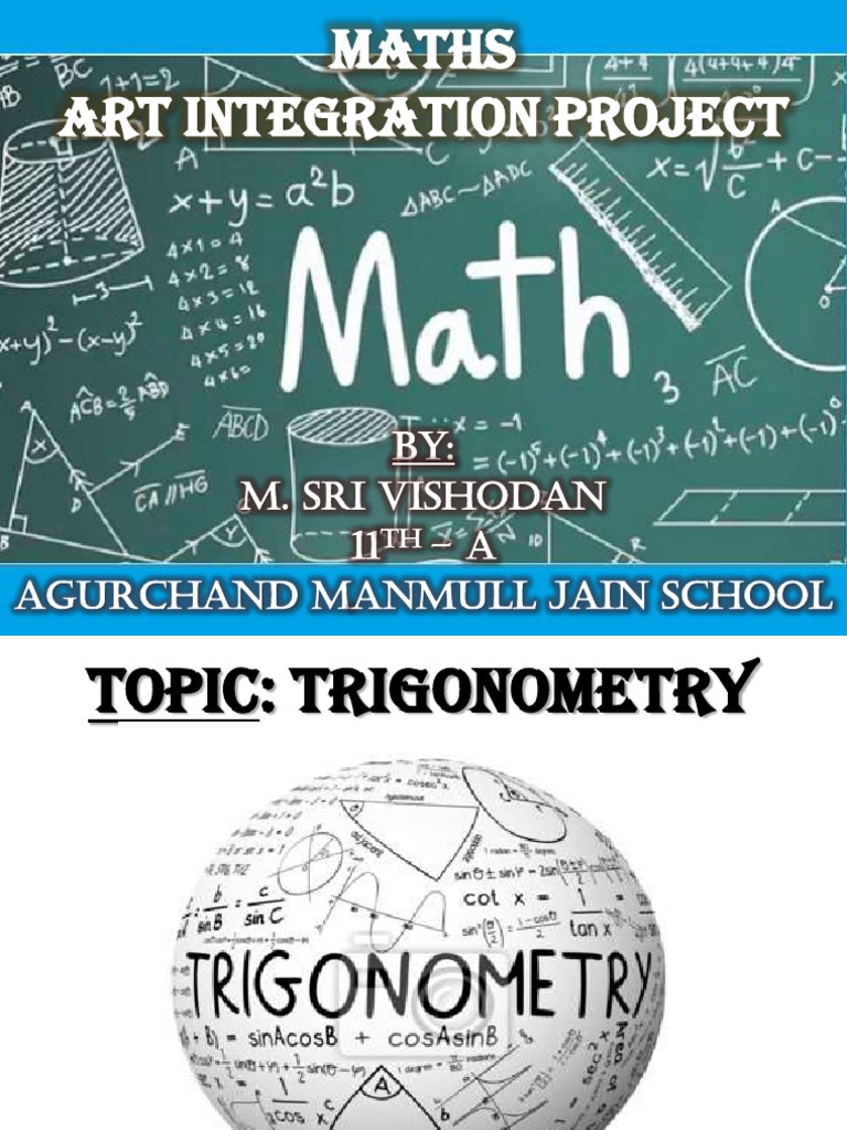Maths Art Integration | PDF | Trigonometry | Trigonometric Functions