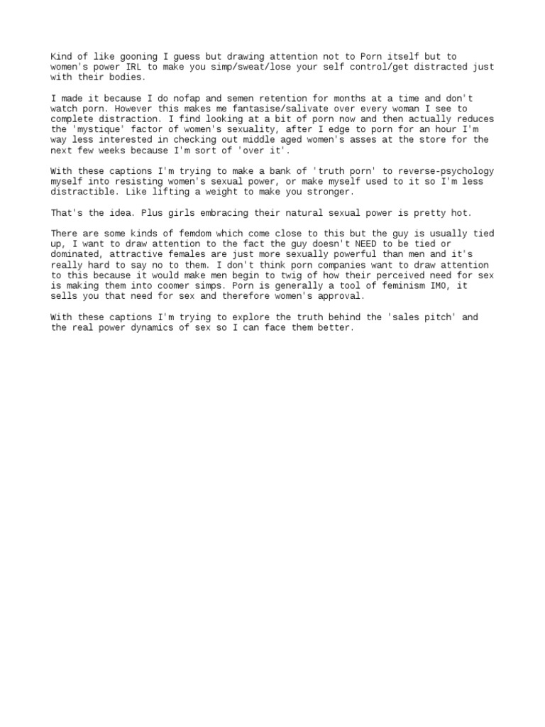 Effects of Nofap | PDF