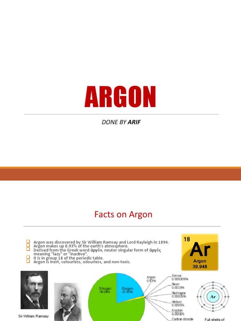 Argon | PDF