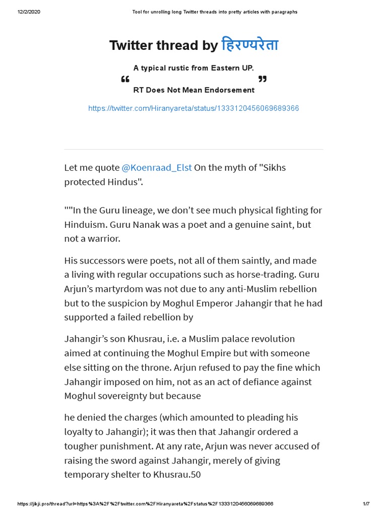 Sikh History: Myth vs. Reality | PDF | Asian Ethnic Religion | Indian ...