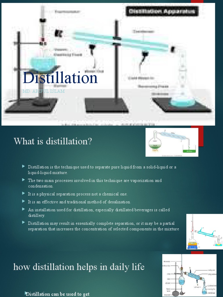 Distillation Process Explained | PDF
