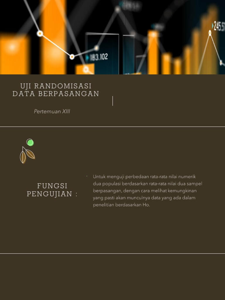 Uji Randomisasi pada Data Berpasangan | PDF