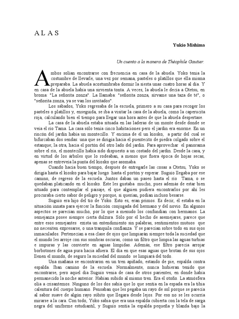 Alas By: Yukio Mishima | PDF | William Blake | Amor