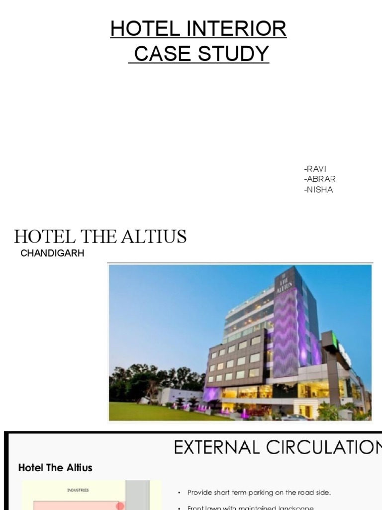 Hotel Interior Case Study | PDF