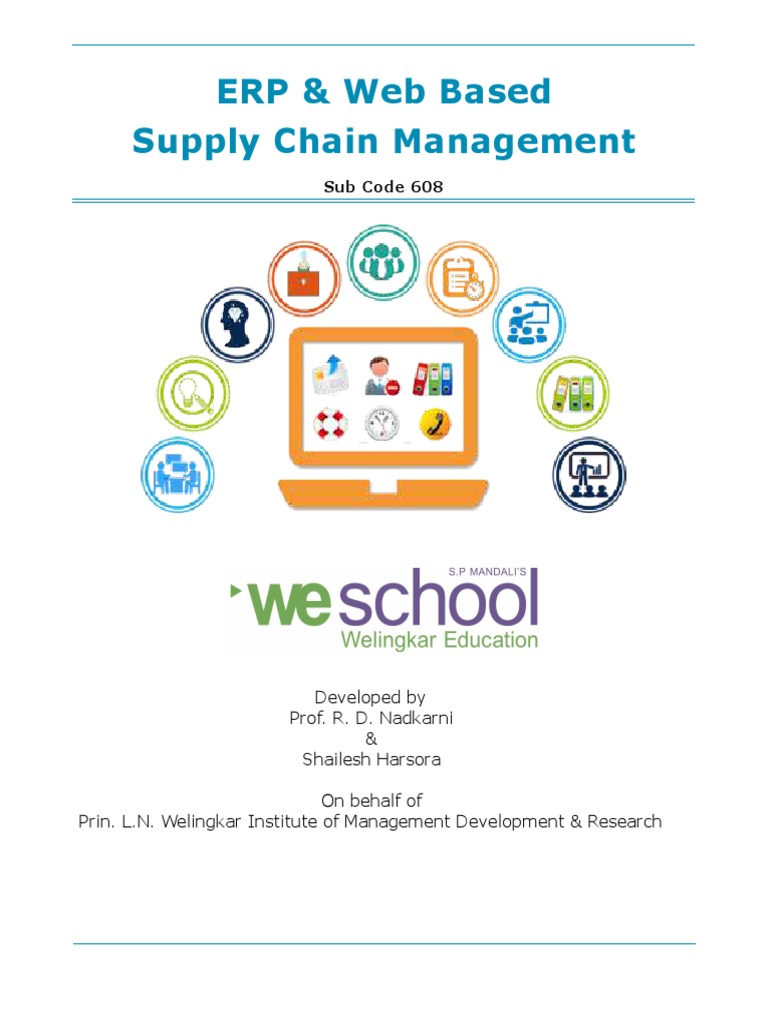 ERP & Web Based Supply Chain Mgt5 | PDF | Supply Chain Management | Logistics