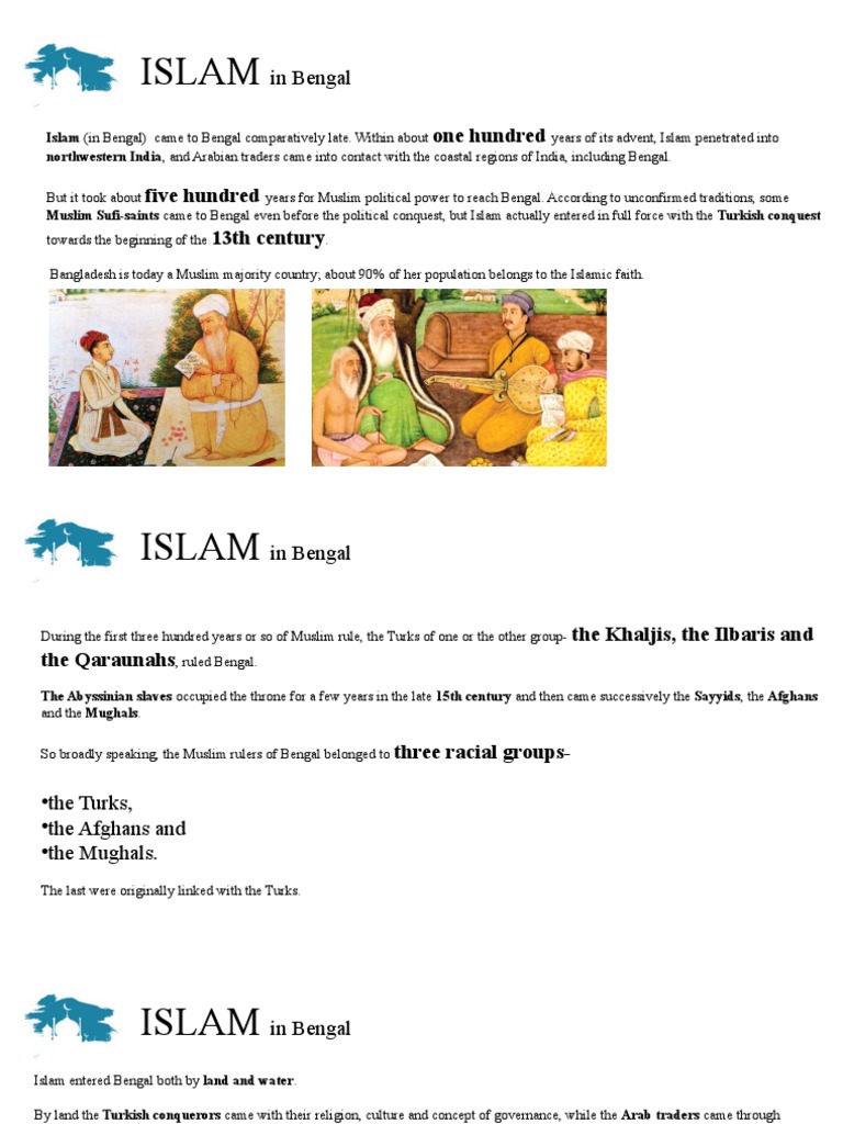 03.presentation On Islam | PDF | Caliphate | Bengal