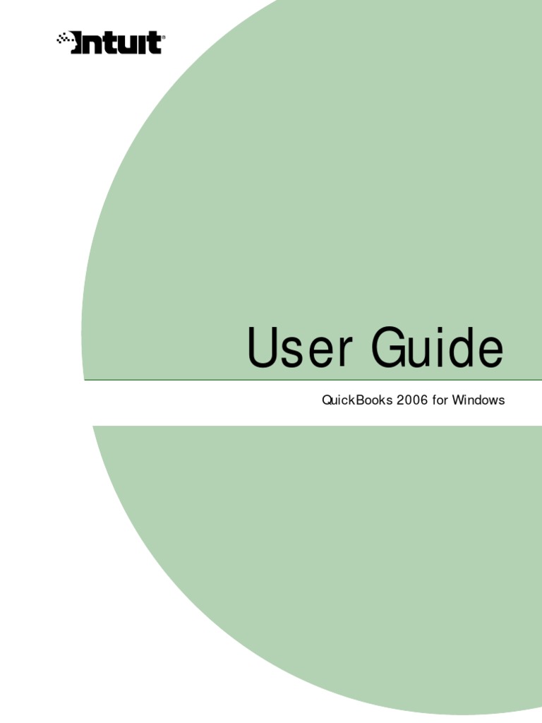 User Guide | PDF | Quick Books | Debits And Credits