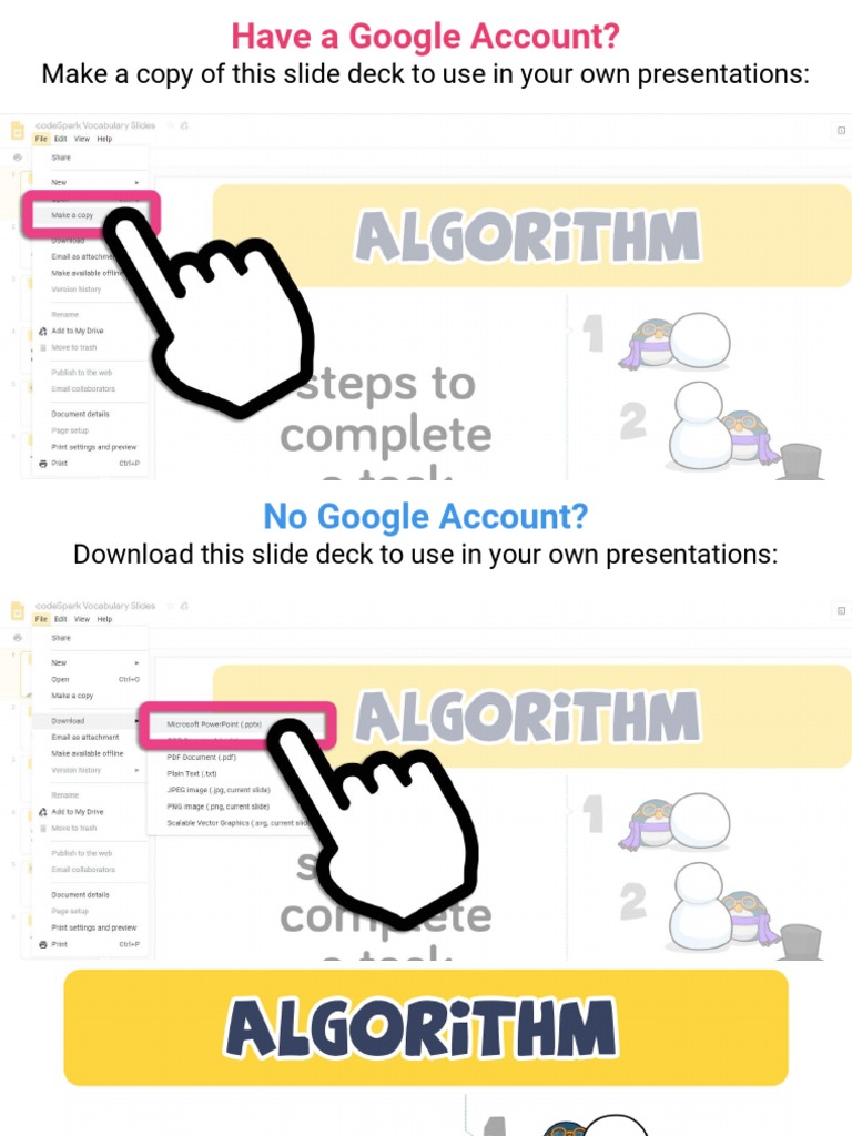CodeSpark Vocabulary Slides | PDF