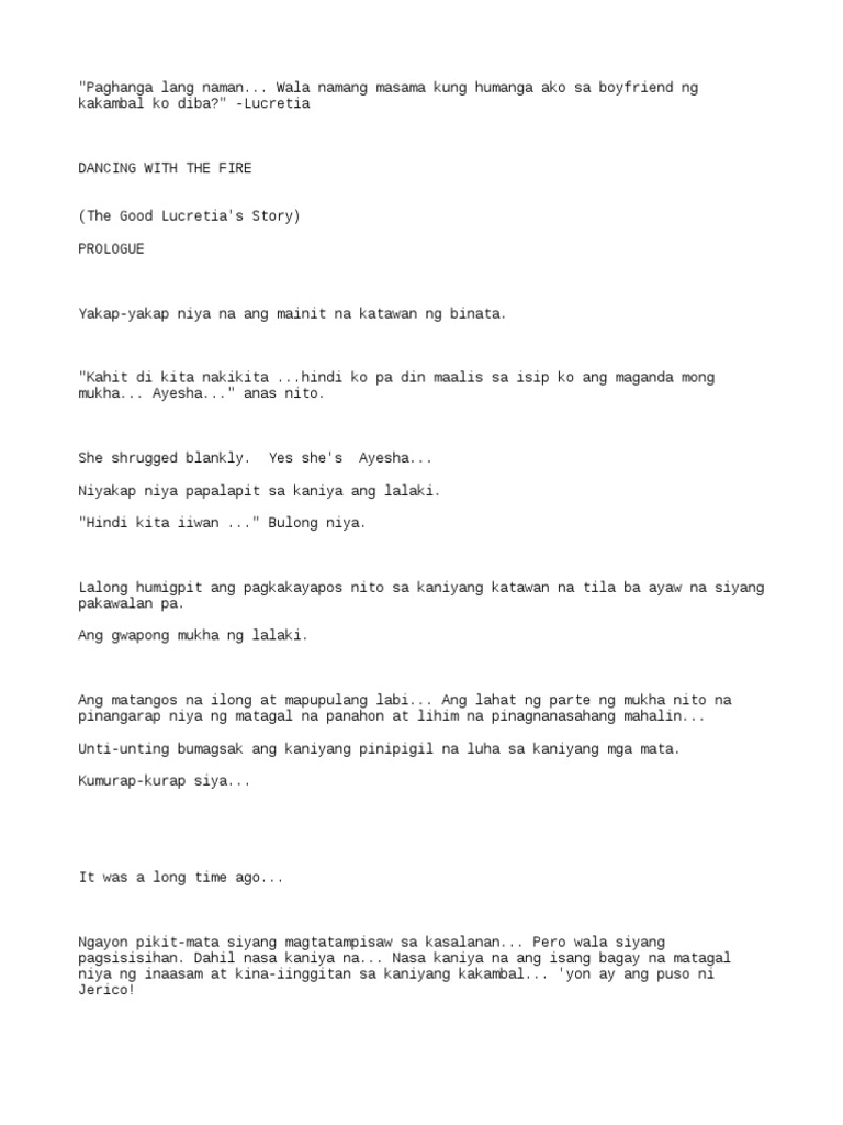 Dancing With The Fire Jamile | PDF