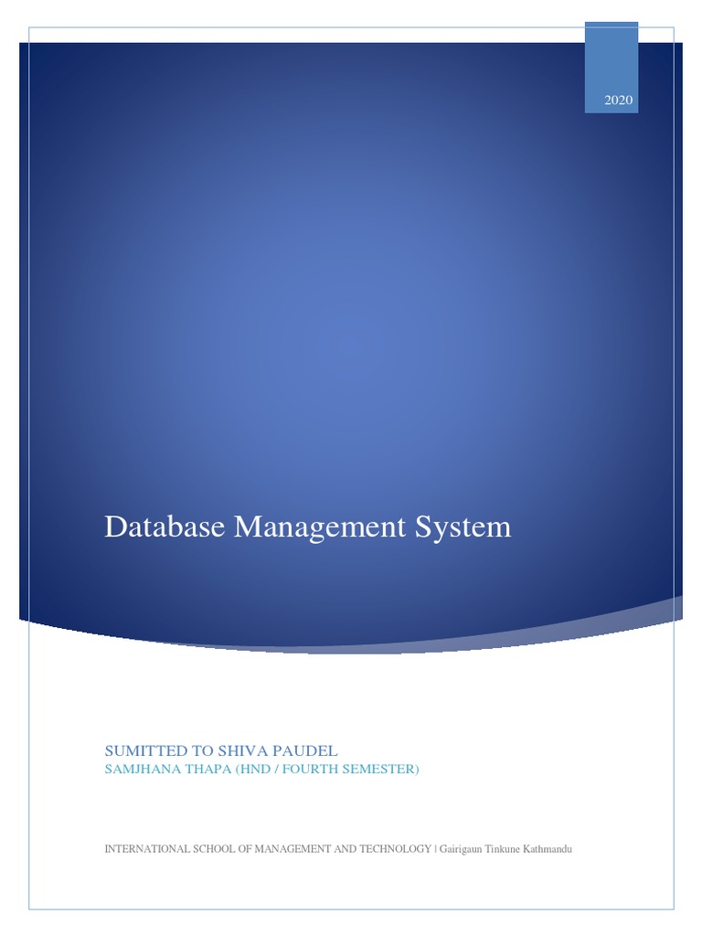 Final Dbms PDF | PDF | Database Transaction | Databases Final Dbms PDF | PDF | Database Transaction | Databases