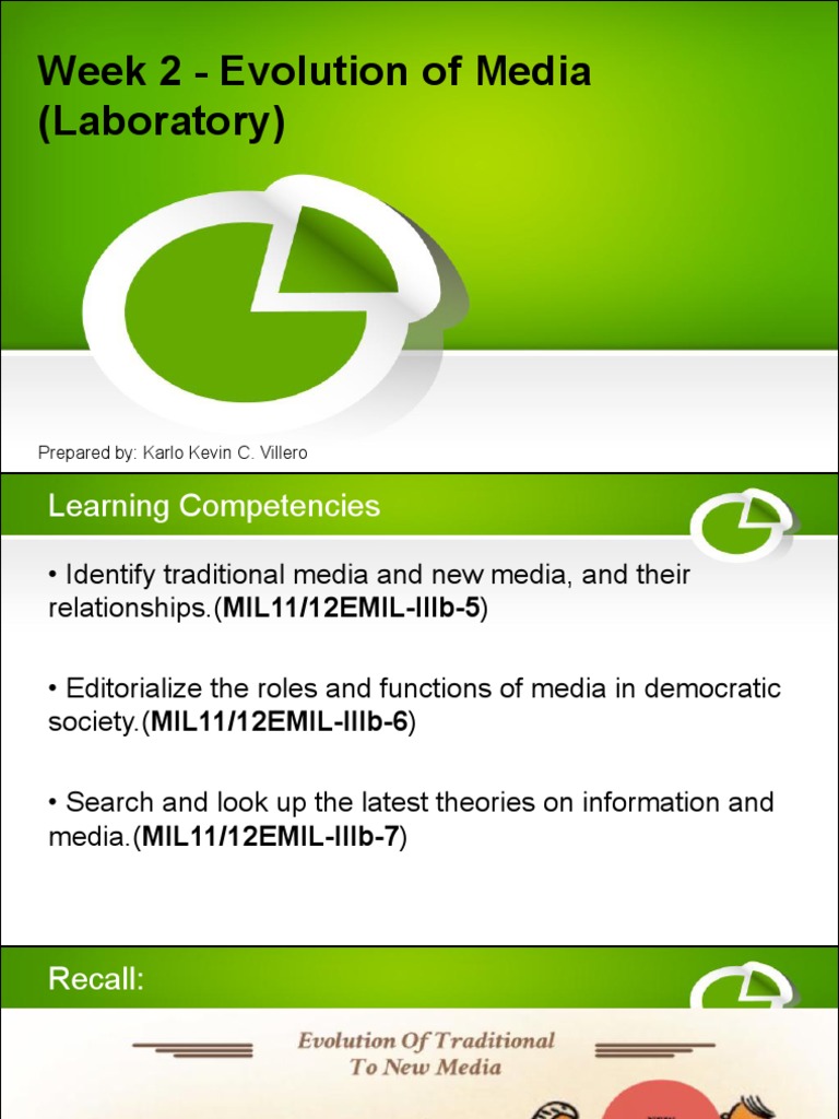 Week 2 - Evolution of Media (Laboratory) | PDF | Internet Of Things ...