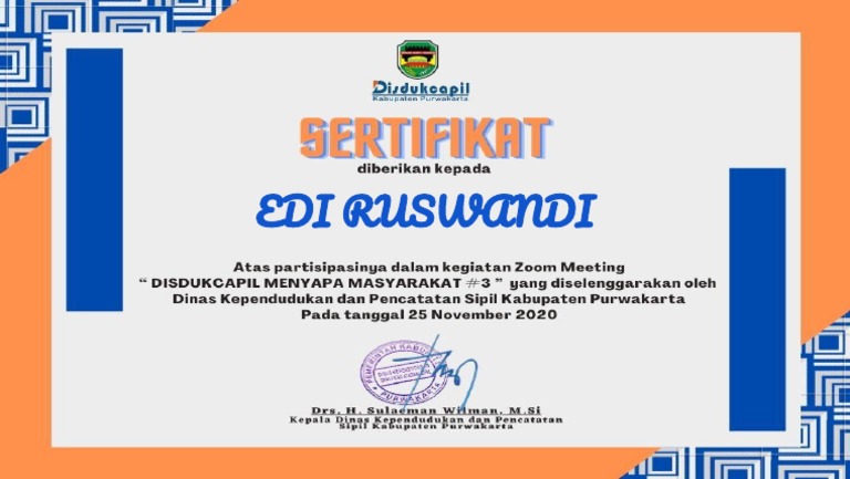 Sertifikat DMM EDI RUSWANDI | PDF