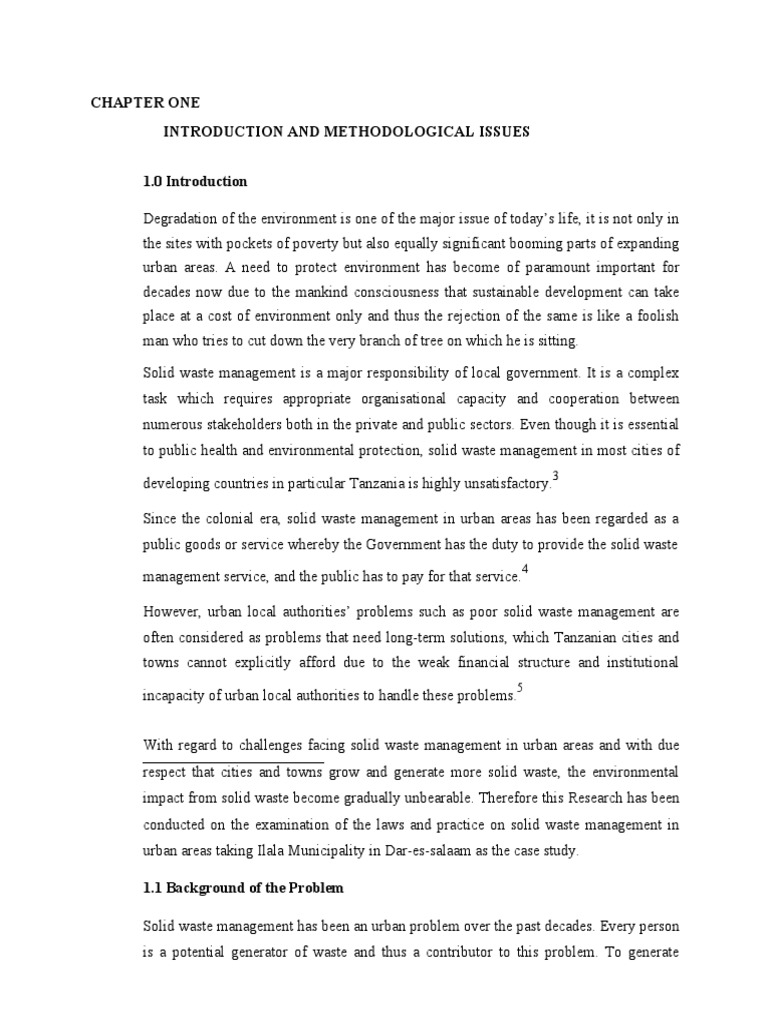 Research Report On Solid Waste Management PDF | PDF | Compost | Recycling