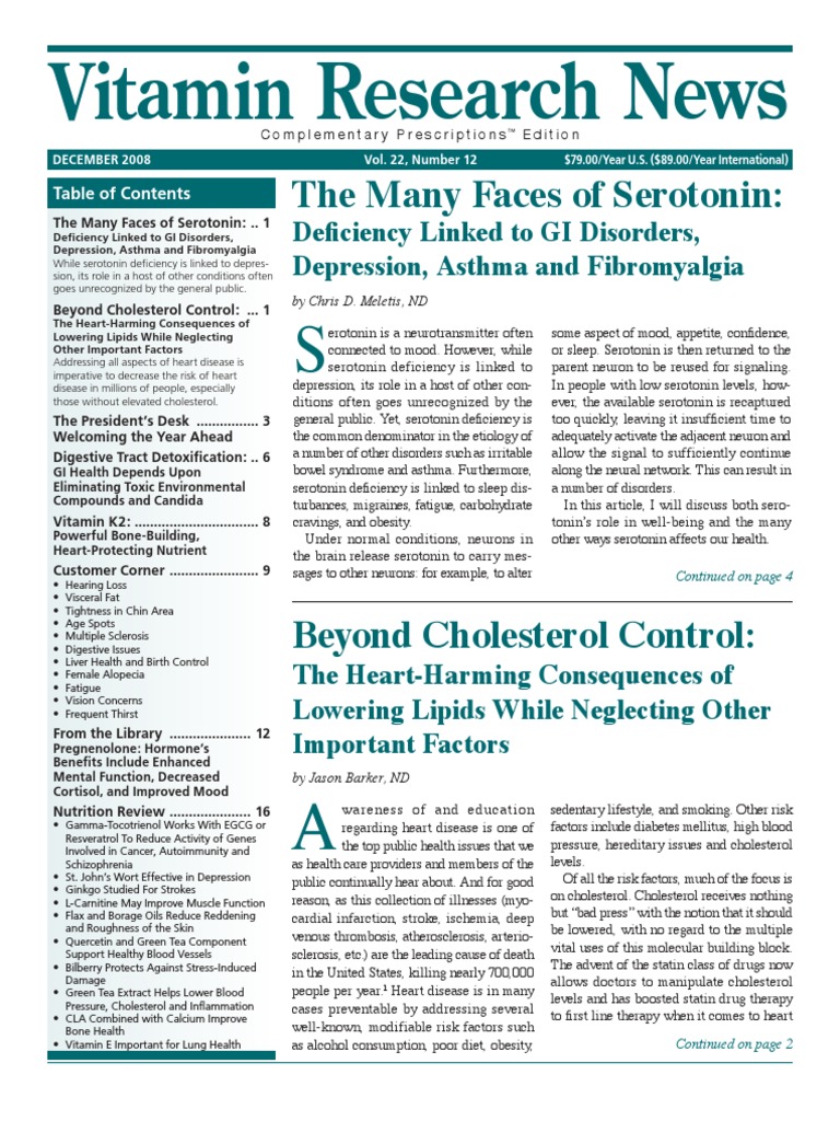 Digestive Tract Detoxification GI Health Depends PDF | PDF | Serotonin ...