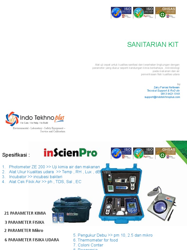 Sanitarian Kit 2020 | PDF