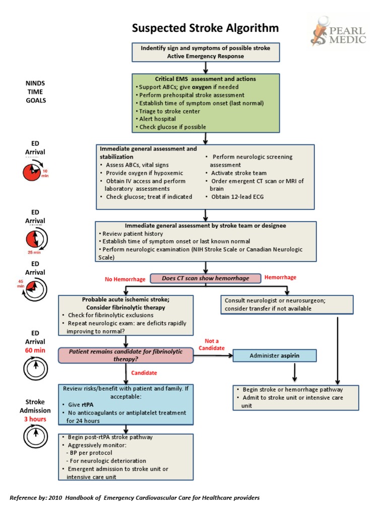 8-Suspected Stroke Algrthm | PDF | Stroke | Neurology