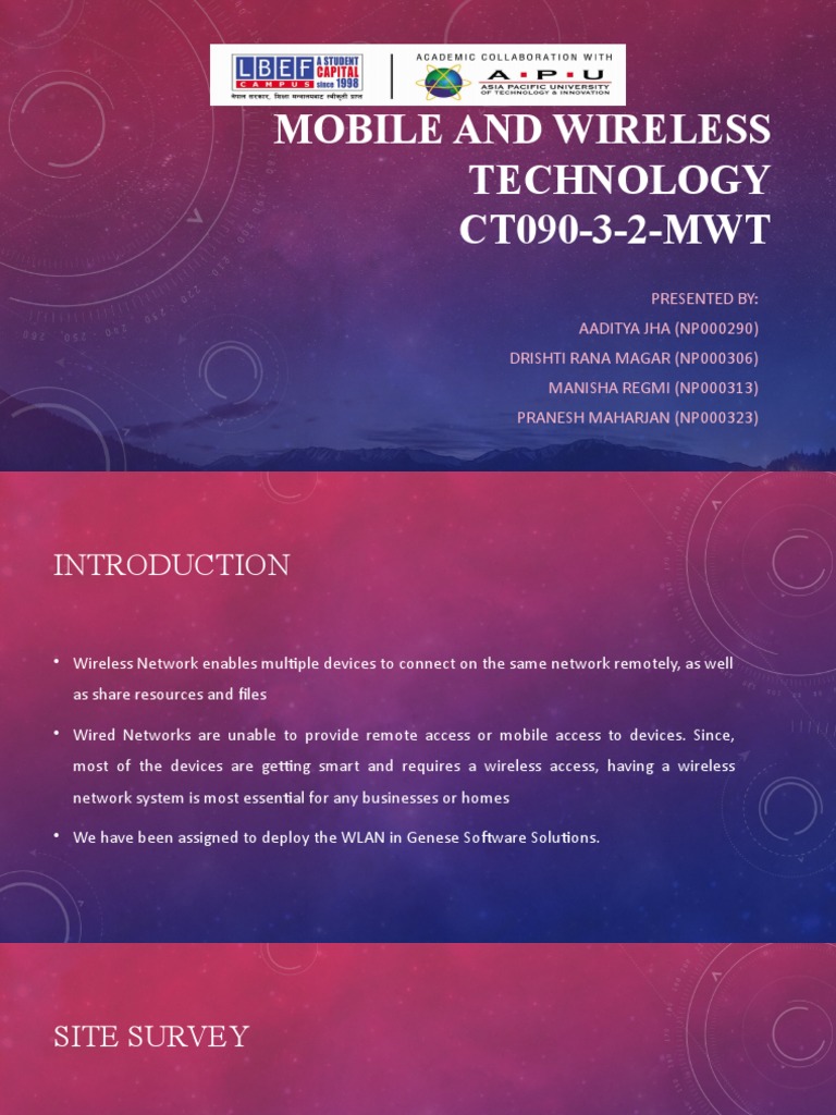 Mobile and Wireless Technology CT090-3-2-MWT | Download Free PDF | Wi ...