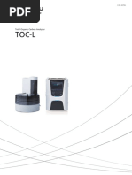 Shimadzu TOC-L Analyzer SOP Guide | PDF | Total Organic Carbon