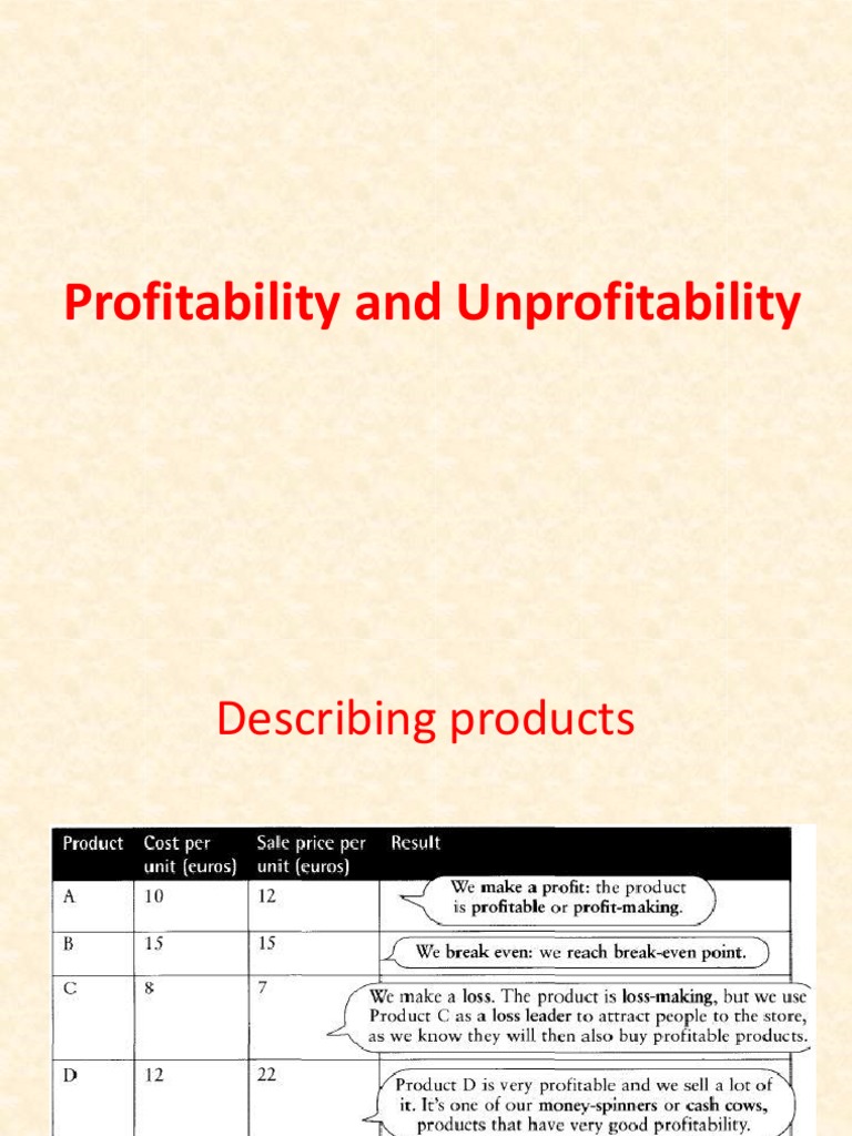 An Analysis of Profitability, Products, Budgets, and Economies of Scale ...