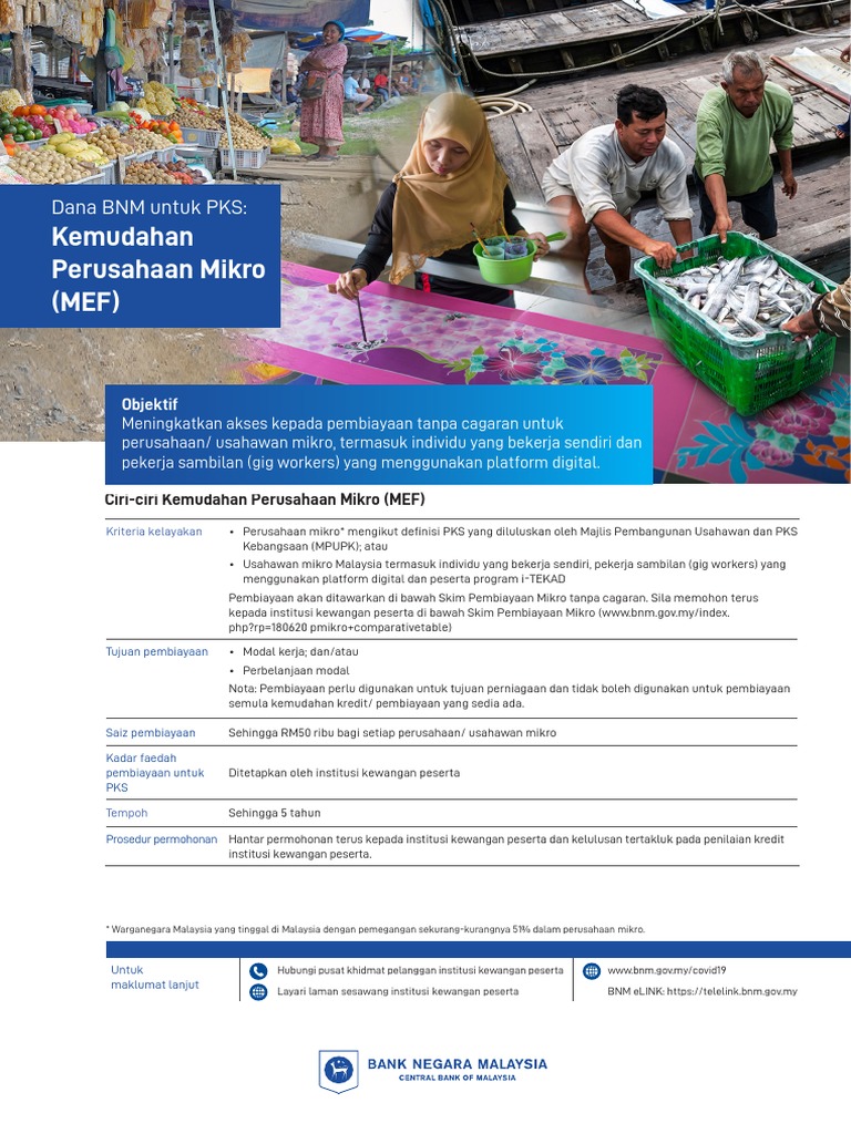 Kemudahan Perusahaan Mikro MEF | PDF