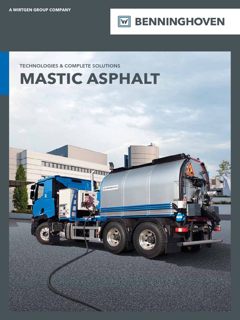 Mastic Asphalt: Technologies & Complete Solutions | PDF | Asphalt | Truck