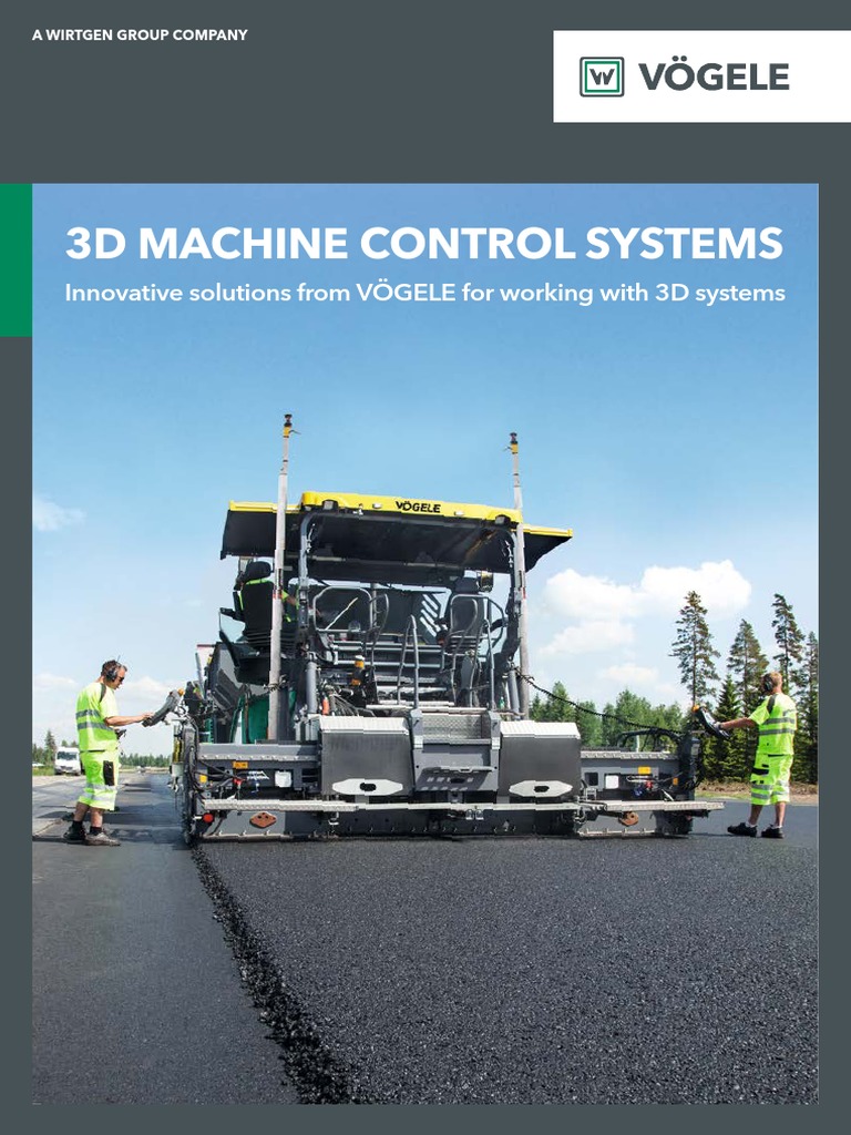 3D Machine Control Systems: Innovative Solutions From VÖGELE For ...