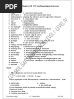 HNS Level III COC Knowledge Test-1 | PDF | Osi Model | Computer Network