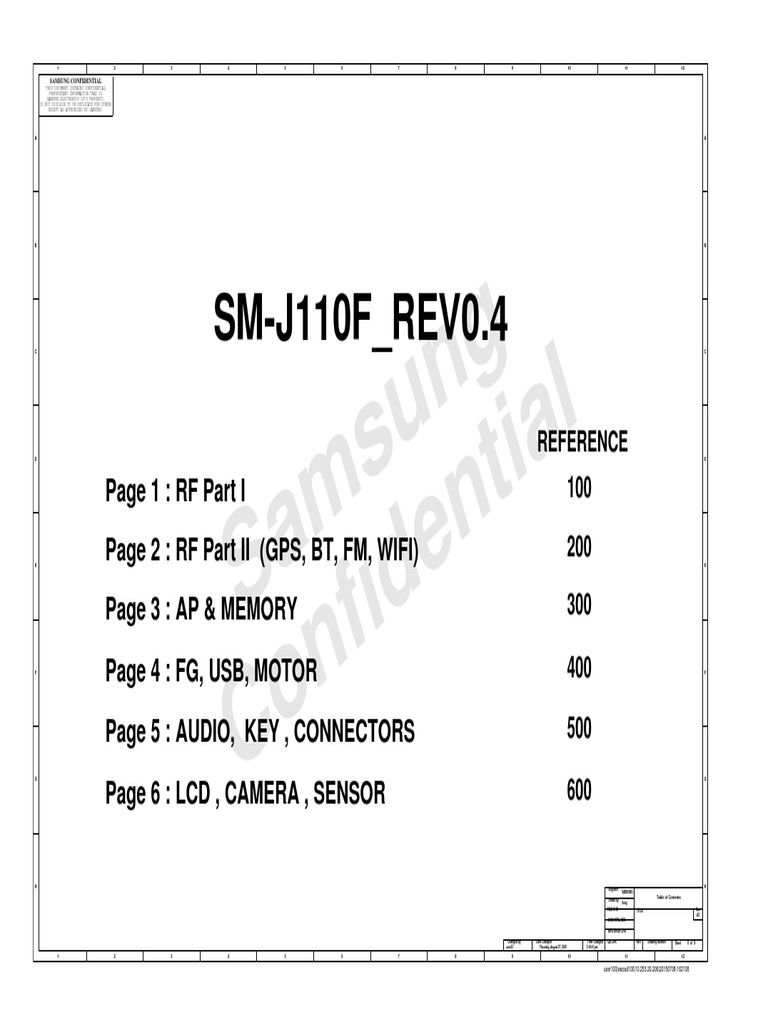 SM-J110F Service Schematics PDF | PDF | Consumer Electronics | Computing