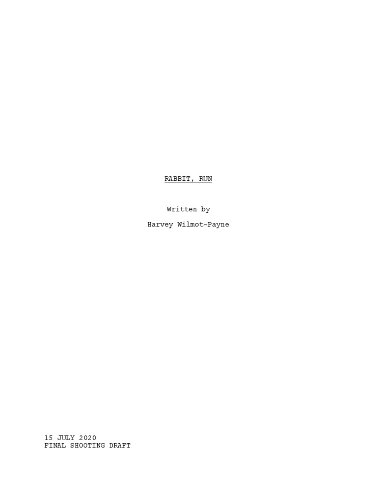 'Soldier Short Film' Shooting Script | PDF | Coast | Beach