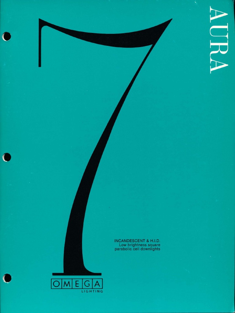 Omega Lighting Aura (Parabolic Square) Downlight Catalog 2-80 ...