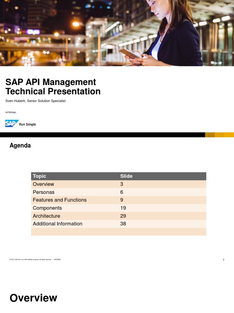 Unit 2 - Overview of SAP API Management and Its Components | PDF ...
