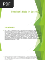 Module I Nature of Teaching and Teacher Roles Unit I | PDF | Teachers ...