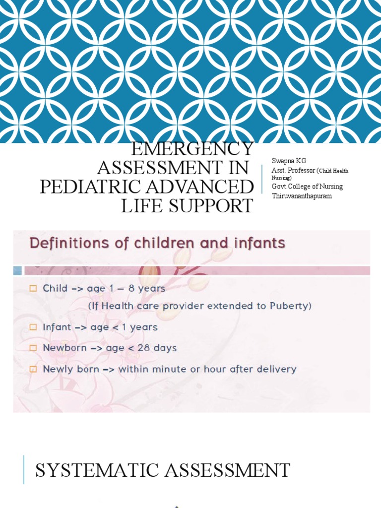 Emergency Assessment in Pediatric Advanced Life Support | PDF | Pulse ...
