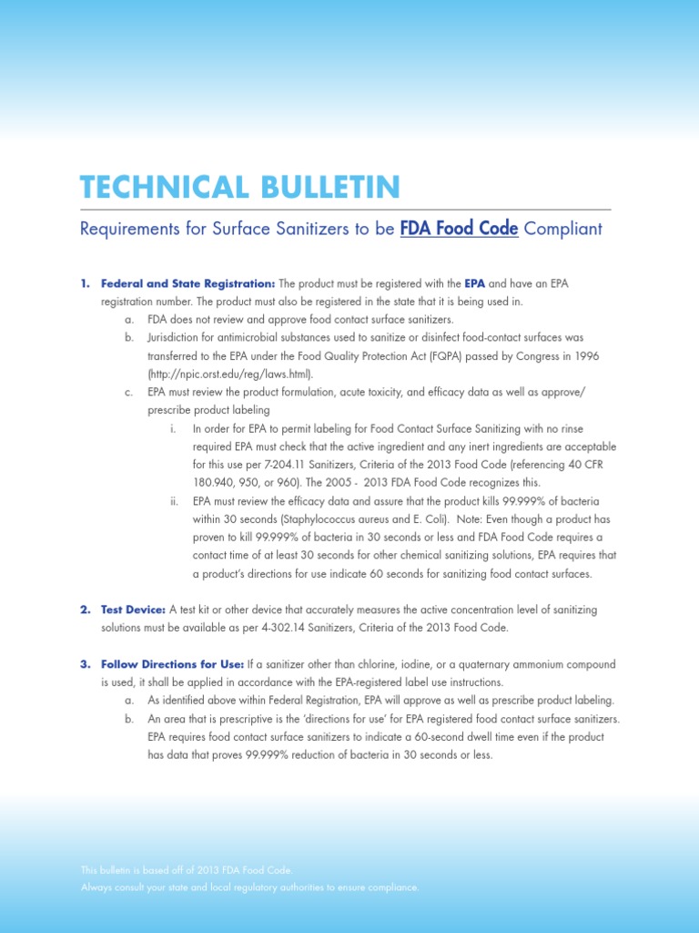 food-code-technical-bulletin-fda-food-code-pdf-disinfectant