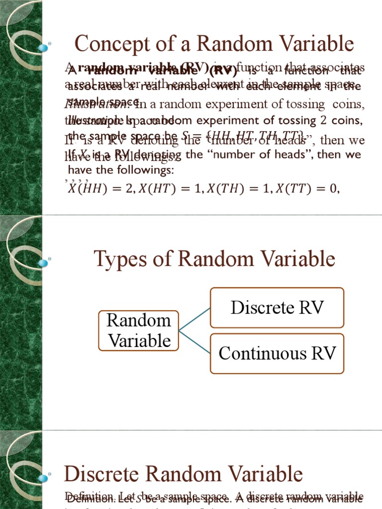 11-Introduction To Random variable-27-Jul-2020Material - I - 27-Jul ...