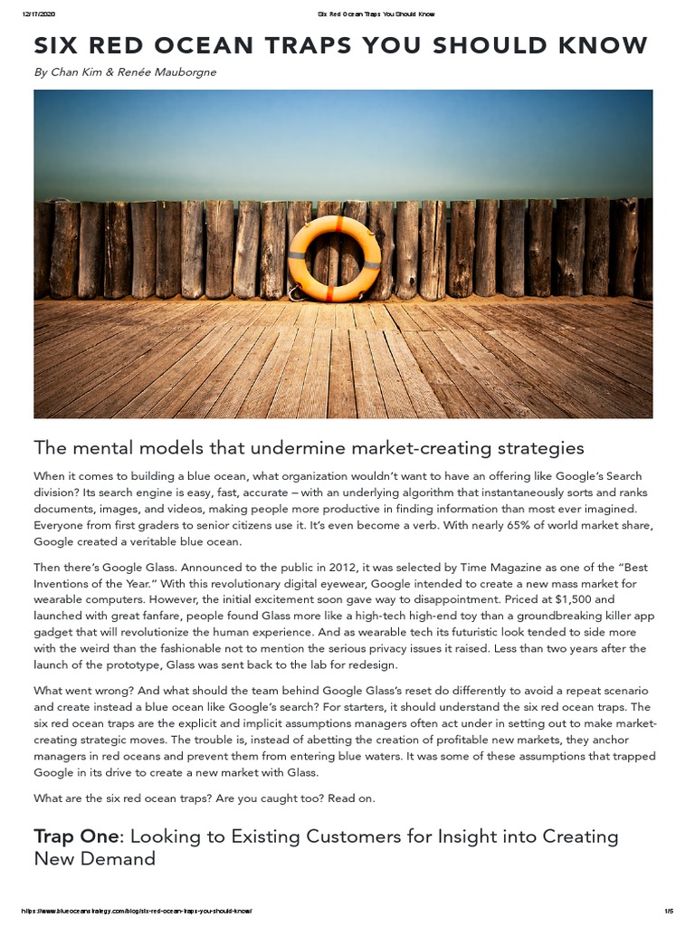 Six Red Ocean Traps | PDF