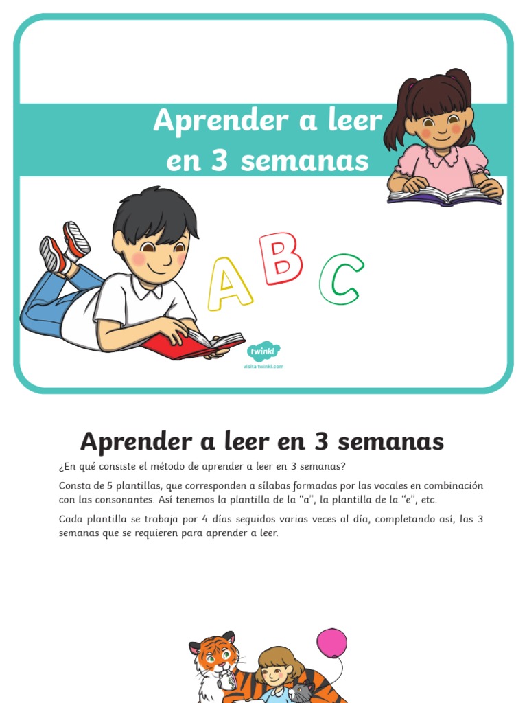 Método de Lectura en 3 Semanas | PDF
