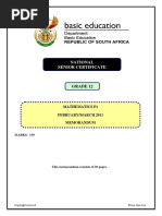 Grade 12 Statistics Revision Guide | PDF | Skewness | Quartile