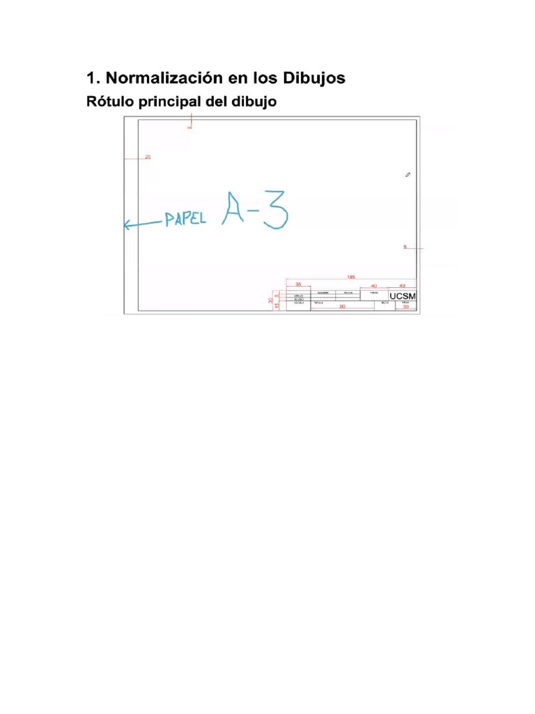 Medidas de Rotulado Hoja A3 | PDF
