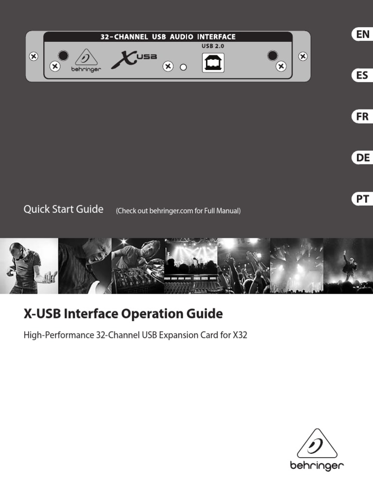 X-USB Interface Operation Guide | PDF | Ac Power Plugs And Sockets | Electromagnetic Interference