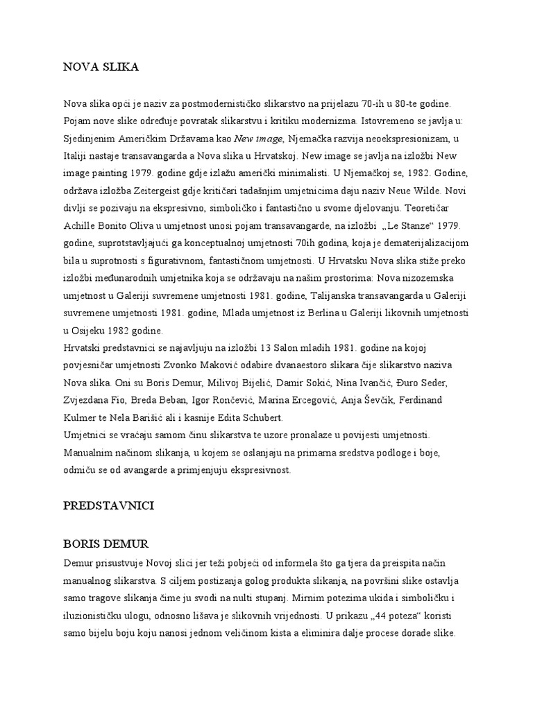 Nova Slika | PDF