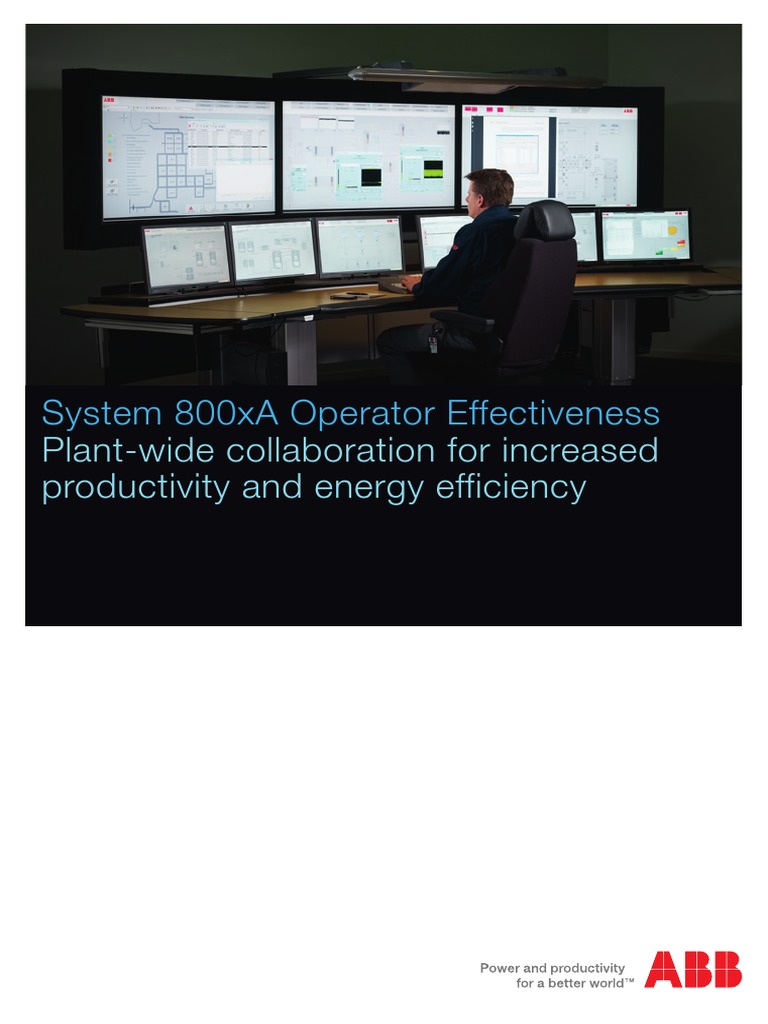 3BSE059723 E en System 800xa Operator Effectiveness Overview PDF | PDF | Automation | Human ...