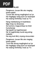 Luwa para Sa Mahal Na Birhen | PDF