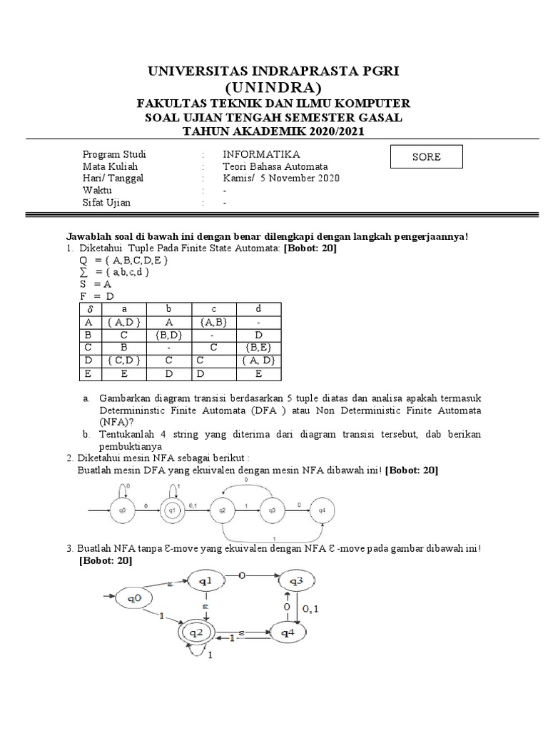 Uts Tba Sore PDF | PDF