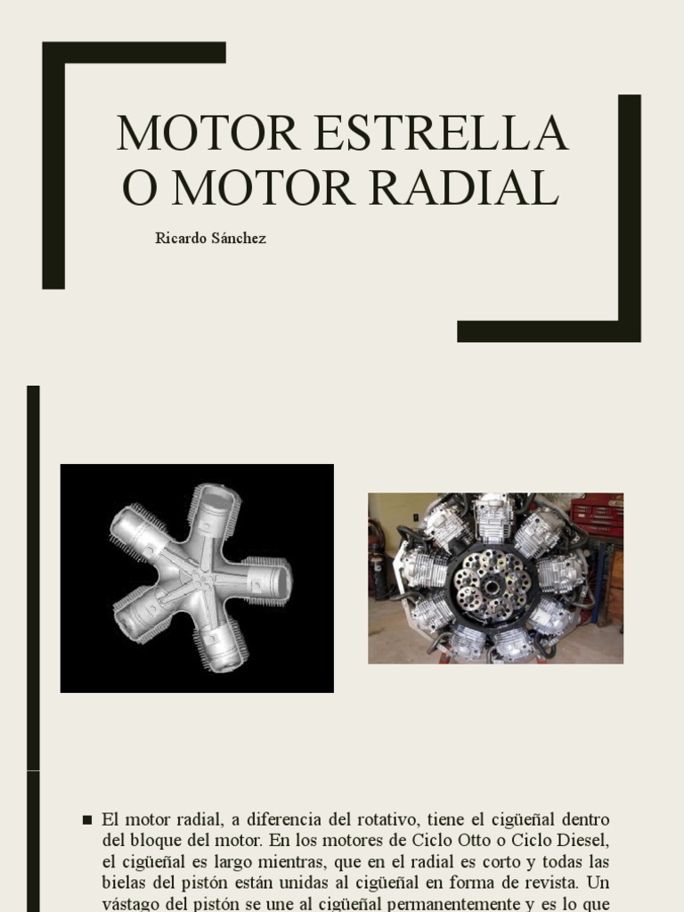 Motor Estrella o Motor Radial | PDF