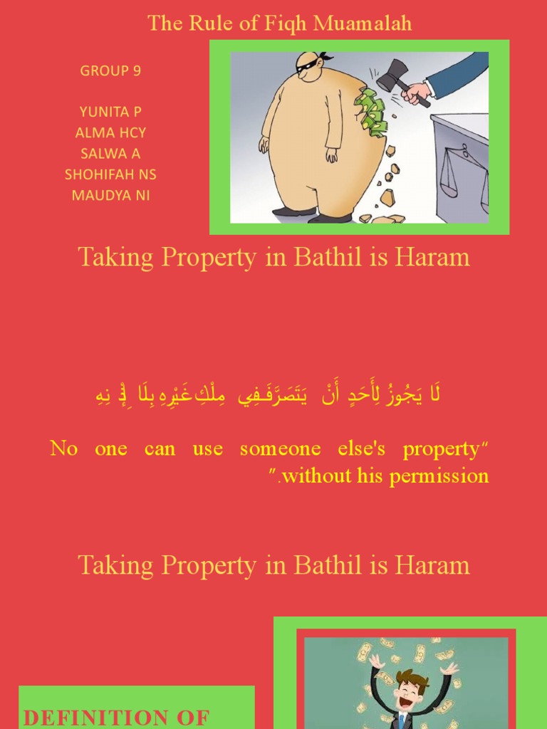 Prohibition of Bathil Property in Islam | PDF | Theocracy | Sharia