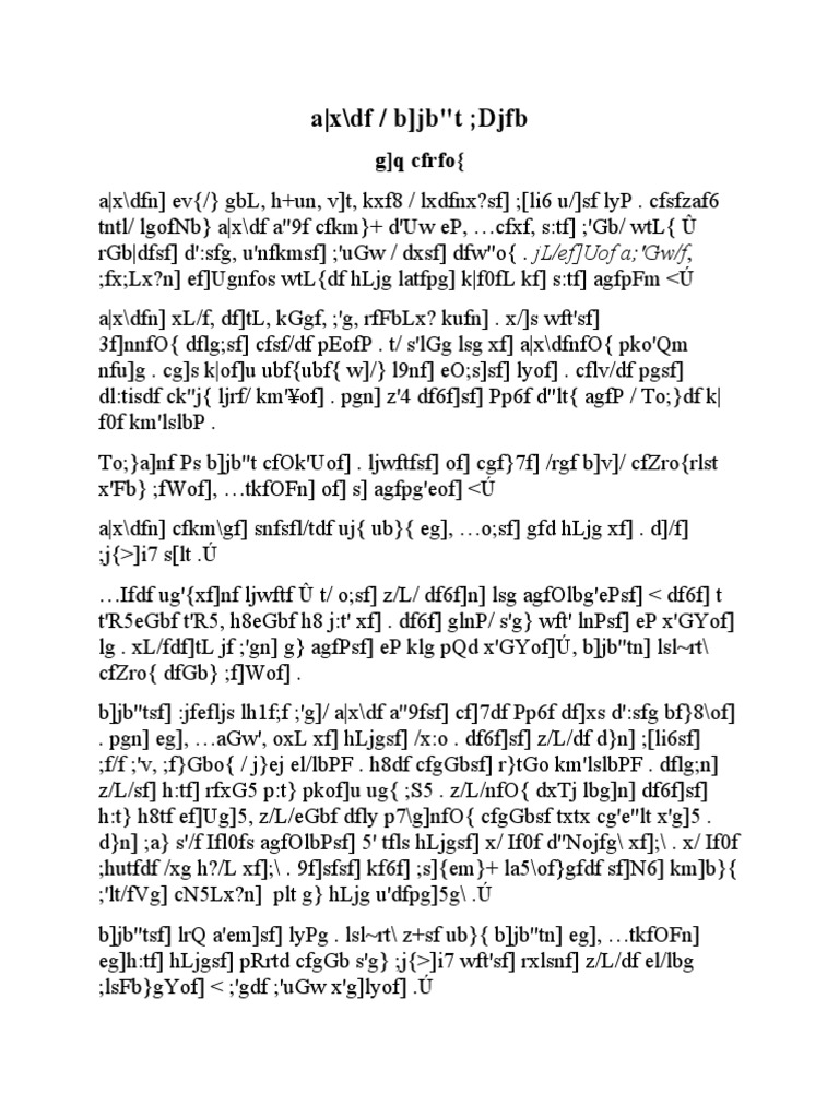 A - X/DF / B) JB"T DJFB: G) Q Cfrfo ( | PDF