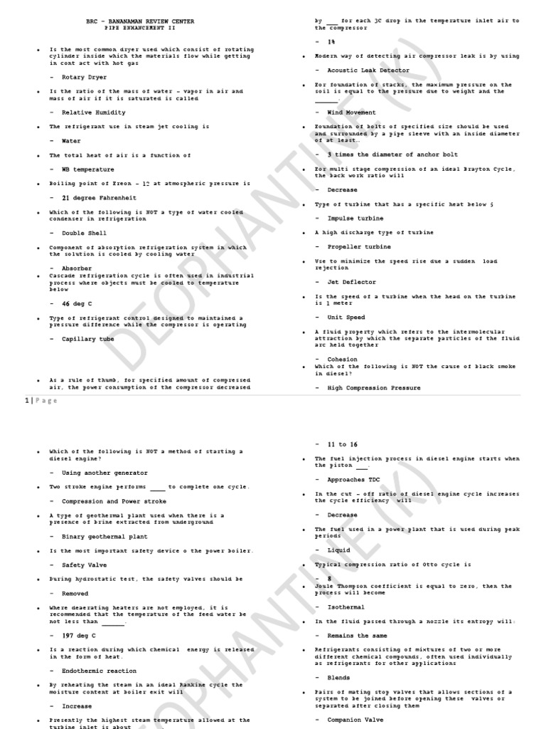 PIPE Enhancement II | PDF | Gases | Humidity